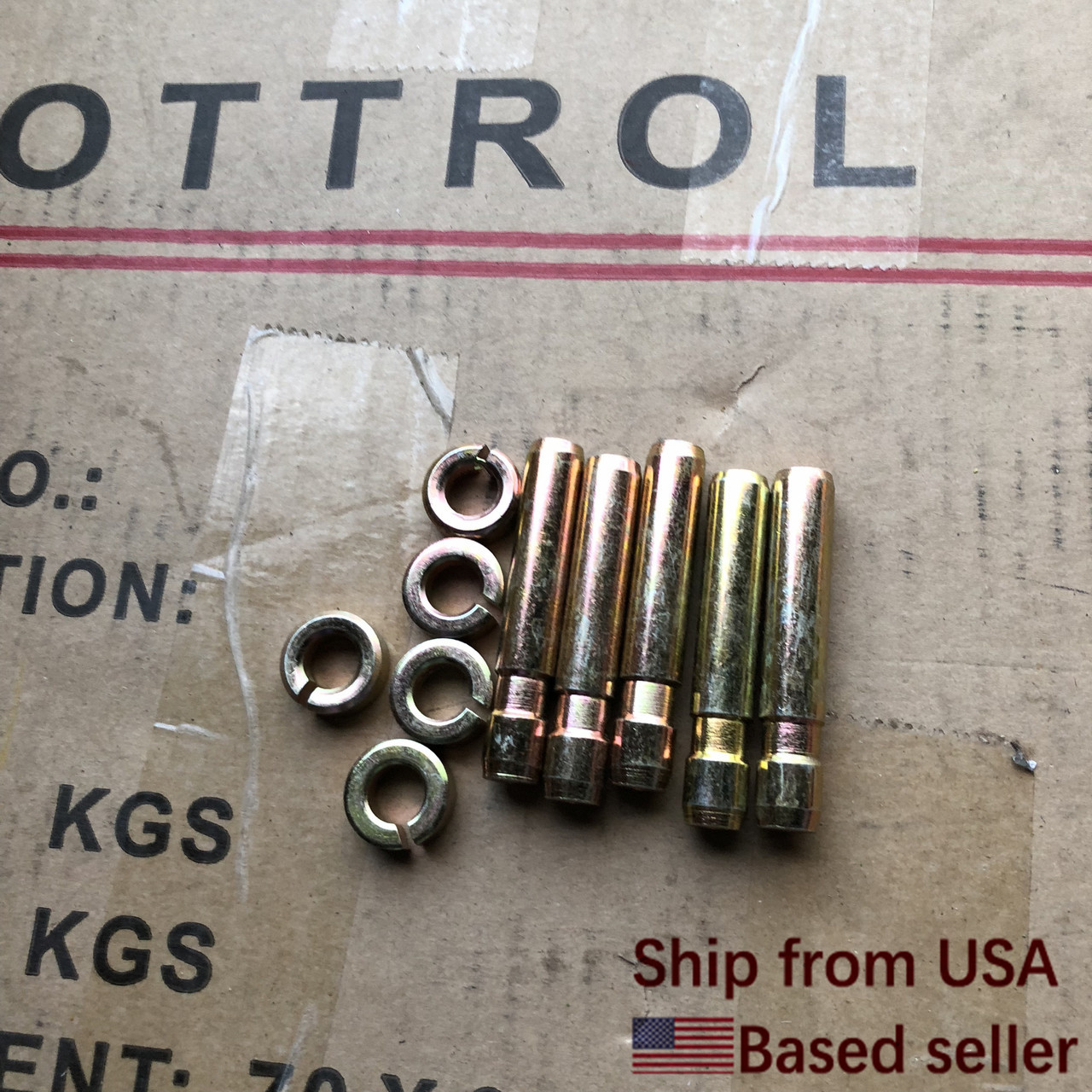 5 SET 8E6208 Pin WITH 8E6209 Retainer FITS CATERPILLAR CAT J200 1U3202 ...