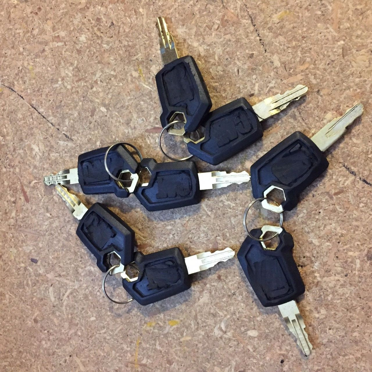 8 pcs 5P8500 5P-8500 KEYS Heavy Equipment Ignition Loader Dozer fits ...