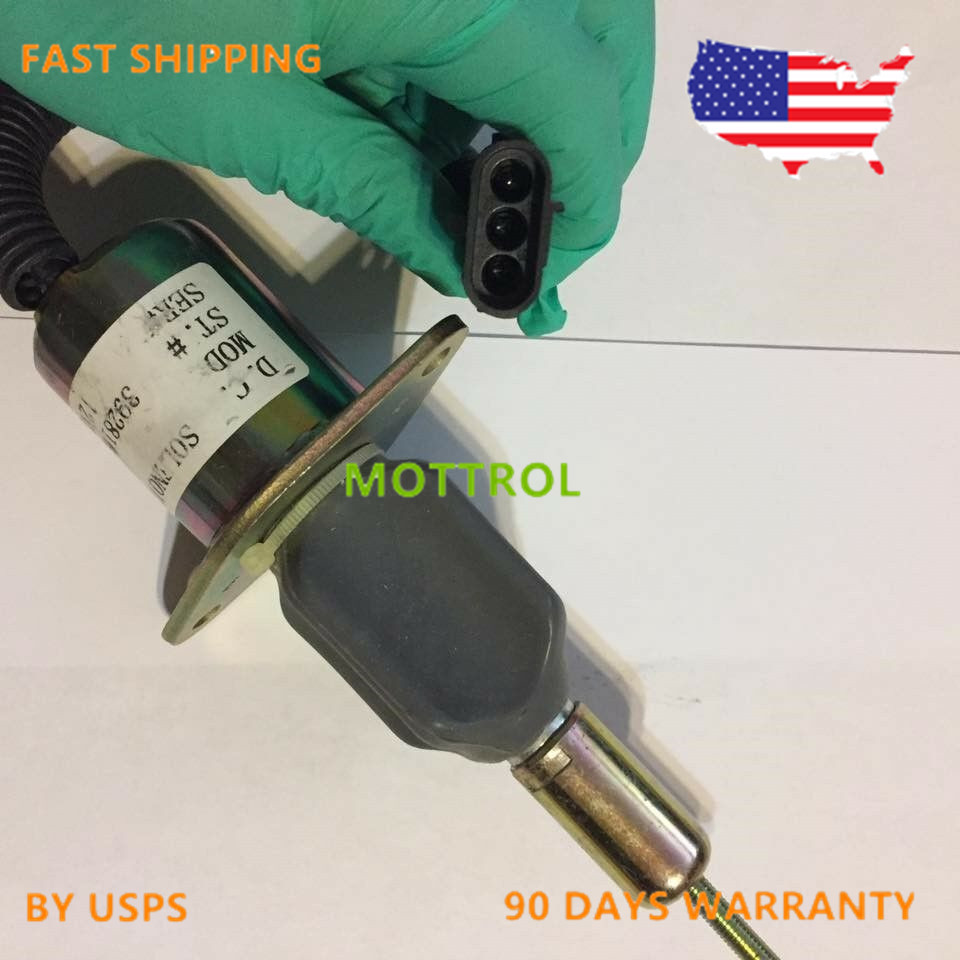 3932545 SA-4293-12 12V Stop Solenoid Valve,SHUTDOWN FOR CUMMINS 6CT8.3 ...