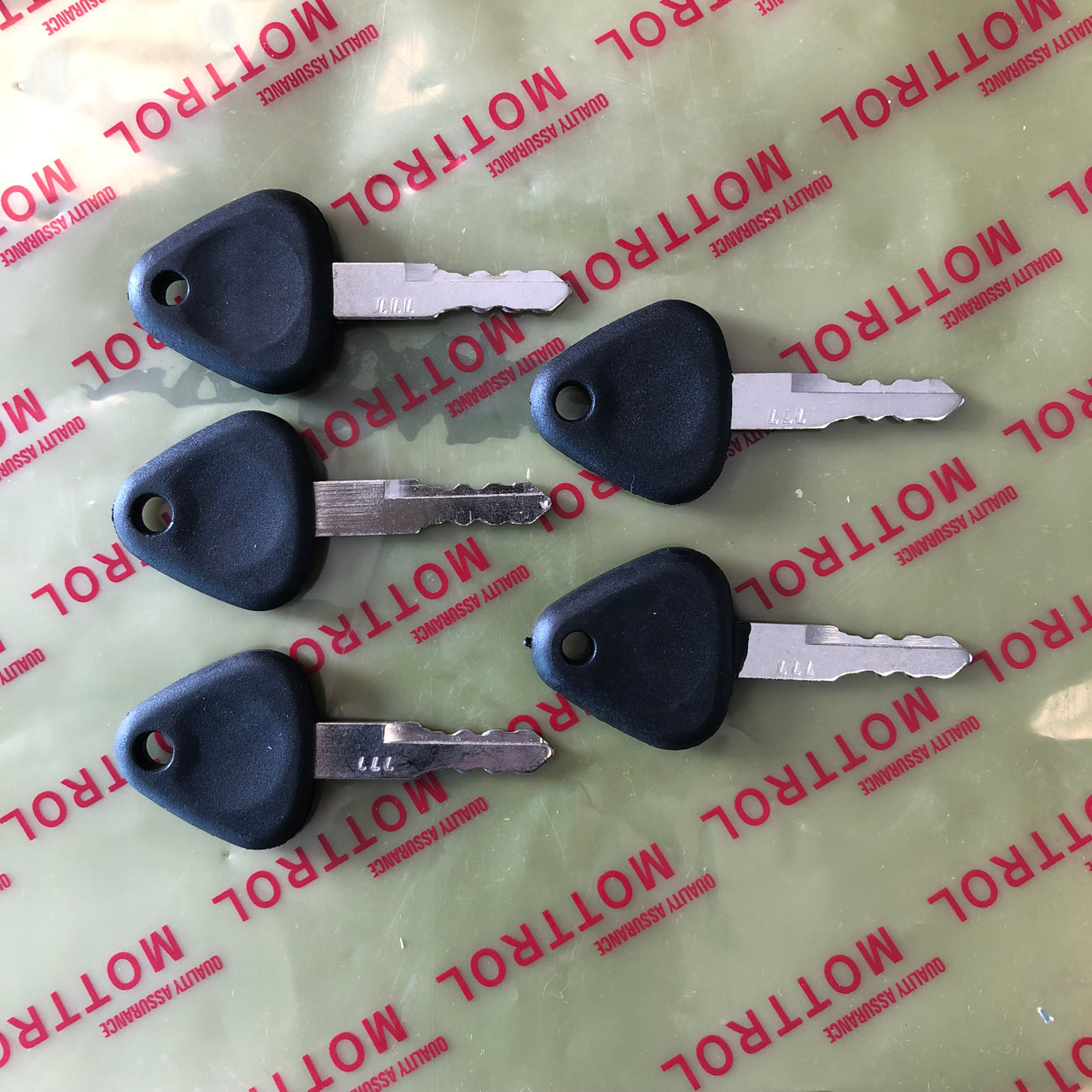 5 PCS 777 Ignition Start Starter Keys For Volvo & Samsung Excavator ...