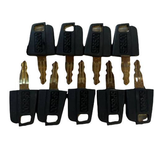 Set Of 9 Forklift Heavy Equipment / Construction Ignition Key Set ...
