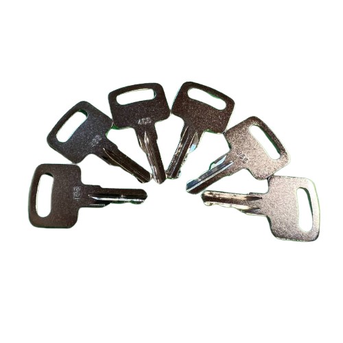 6 Pack 455 Ignition Keys for Manlifts Genie Scissor Lift, Boom, Skyjack ...