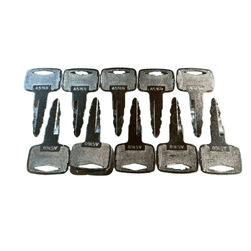 10 Pack 91A07-01910 A5160 Ignition Keys for Mitsubishi Caterpillar Cat ...