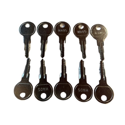 10 Pack WA05 Keys for Terex Equipment Ignition Start Key 0715271320 JCB ...