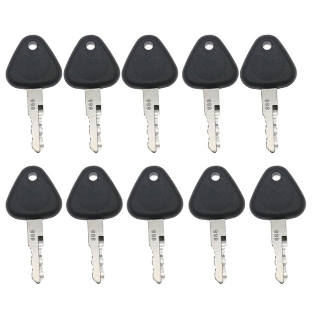 10 Pack 888 Keys for SDLG Excavator and Heavy Equipment Ignition Key ...