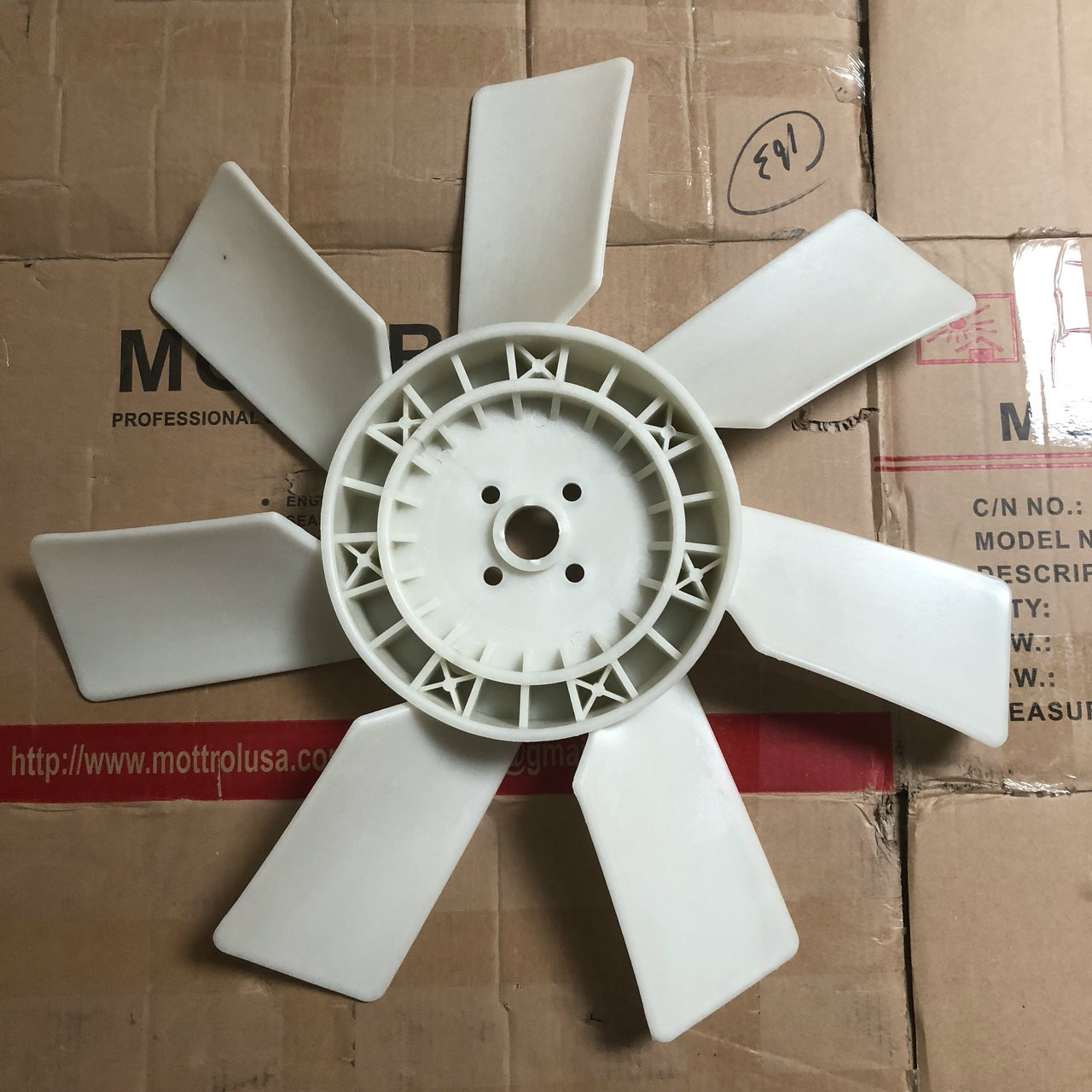 FAN BLADE ME018185 MITSUBISHI 6D31 ENGINE EXCAVATOR KOBELCO SK200-5 ...
