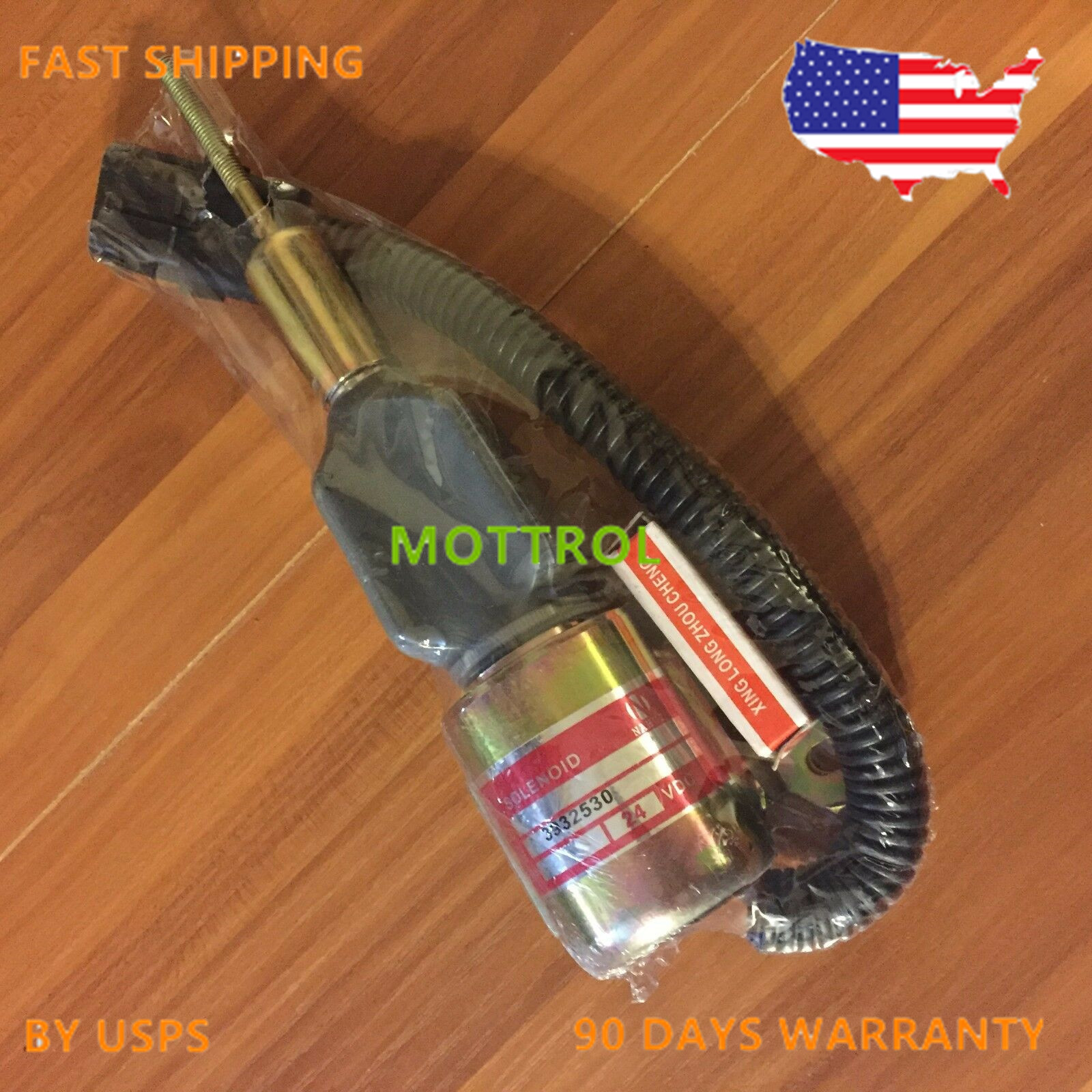 3932530 24V SA-4756-24, SA-4891-24 Shut Off Solenoid FIT CUMMINS 5.9L 6BT 24V - MOTTROL ...