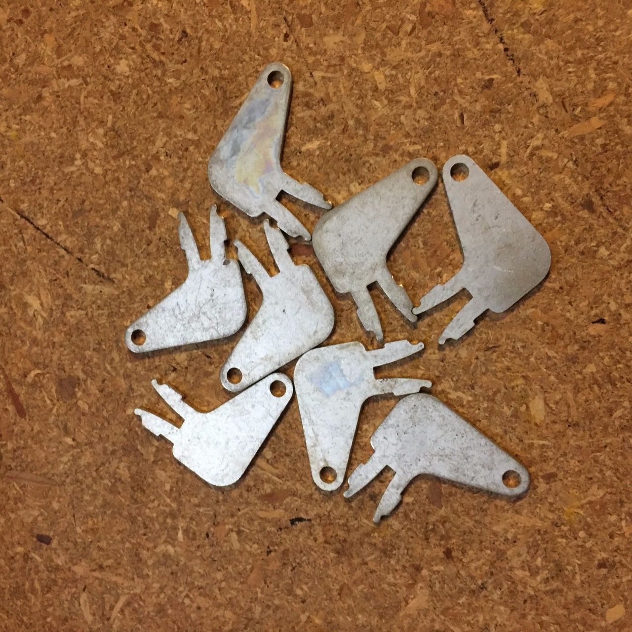 8 pcs 8398 KEYS Various Caterpillar, Case-IH, and Komatsu Industrial ...
