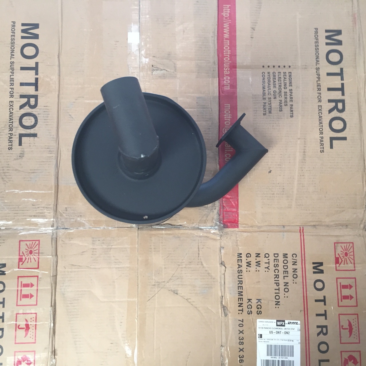4445483 MUFFLER AS FITS FOR HITACHI ZAX55 ZX55UR ZAXIS55 4LE2 ENGINE ...
