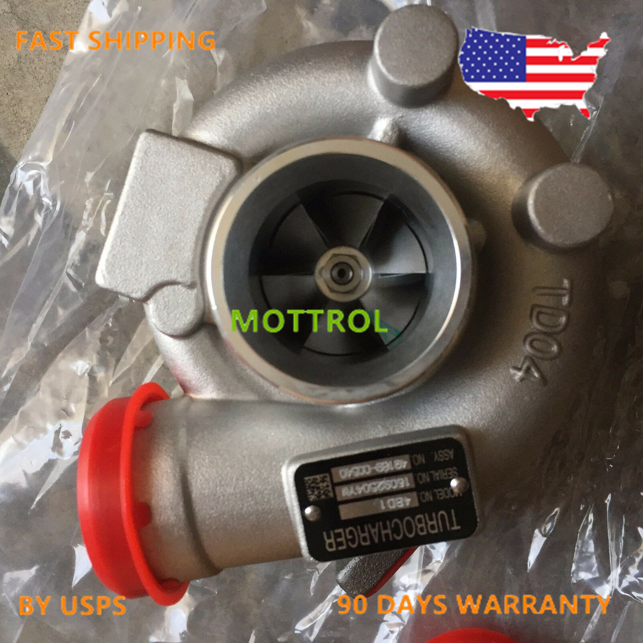 49185-00540 TD04H-15G Turbocharger FITS FOR KOBELCO SK120 ISUZU 4BD1 ...