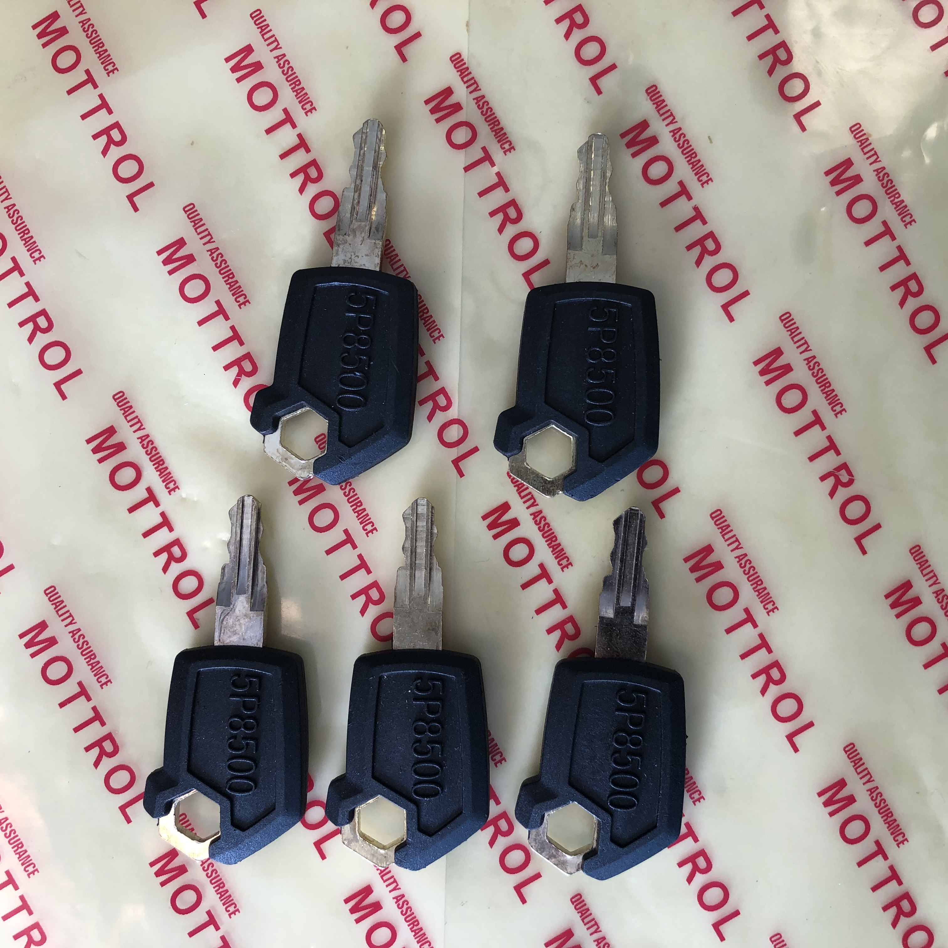 5 PCS Equipment Excavator Ignition Loader Dozer Key FOR Caterpillar CAT ...