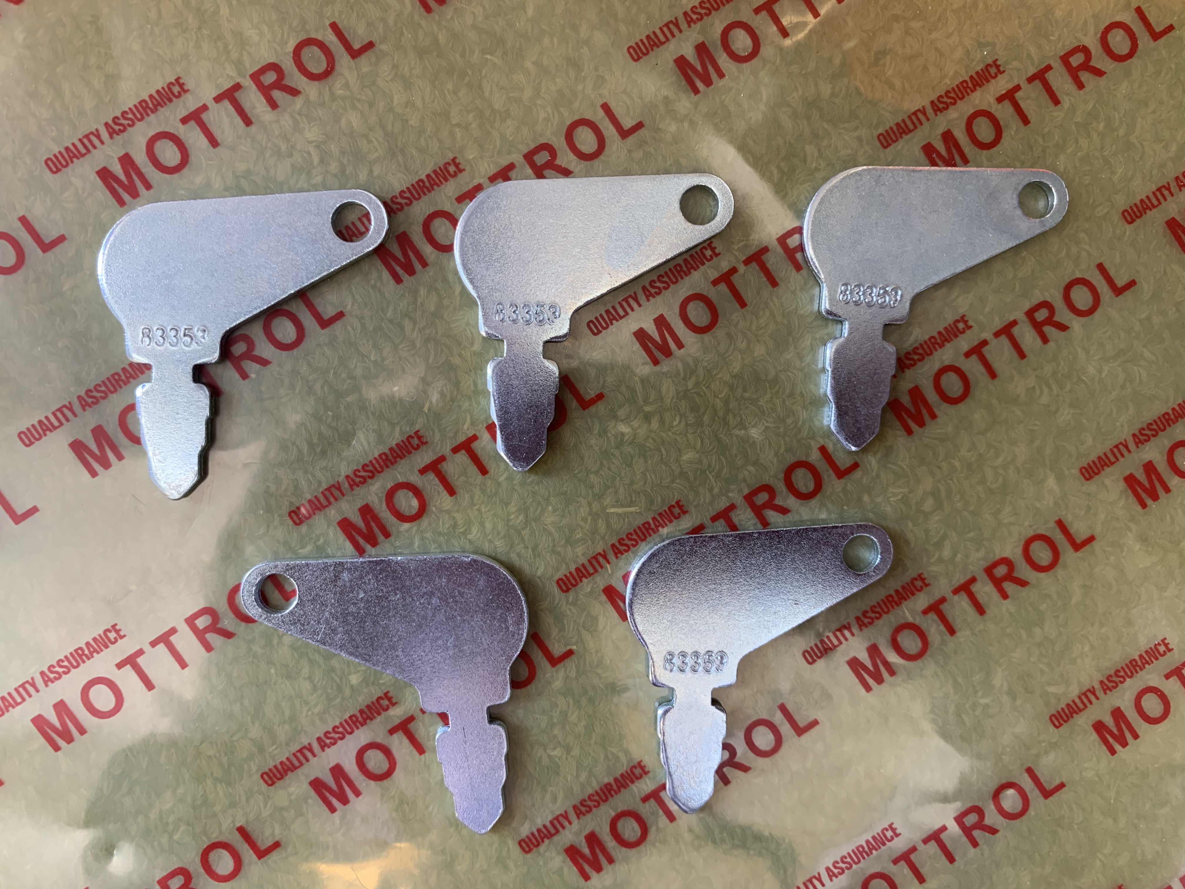 5 PCS Ignition Start Keys For Case JLG JD Genie Drott Massey Galion ...