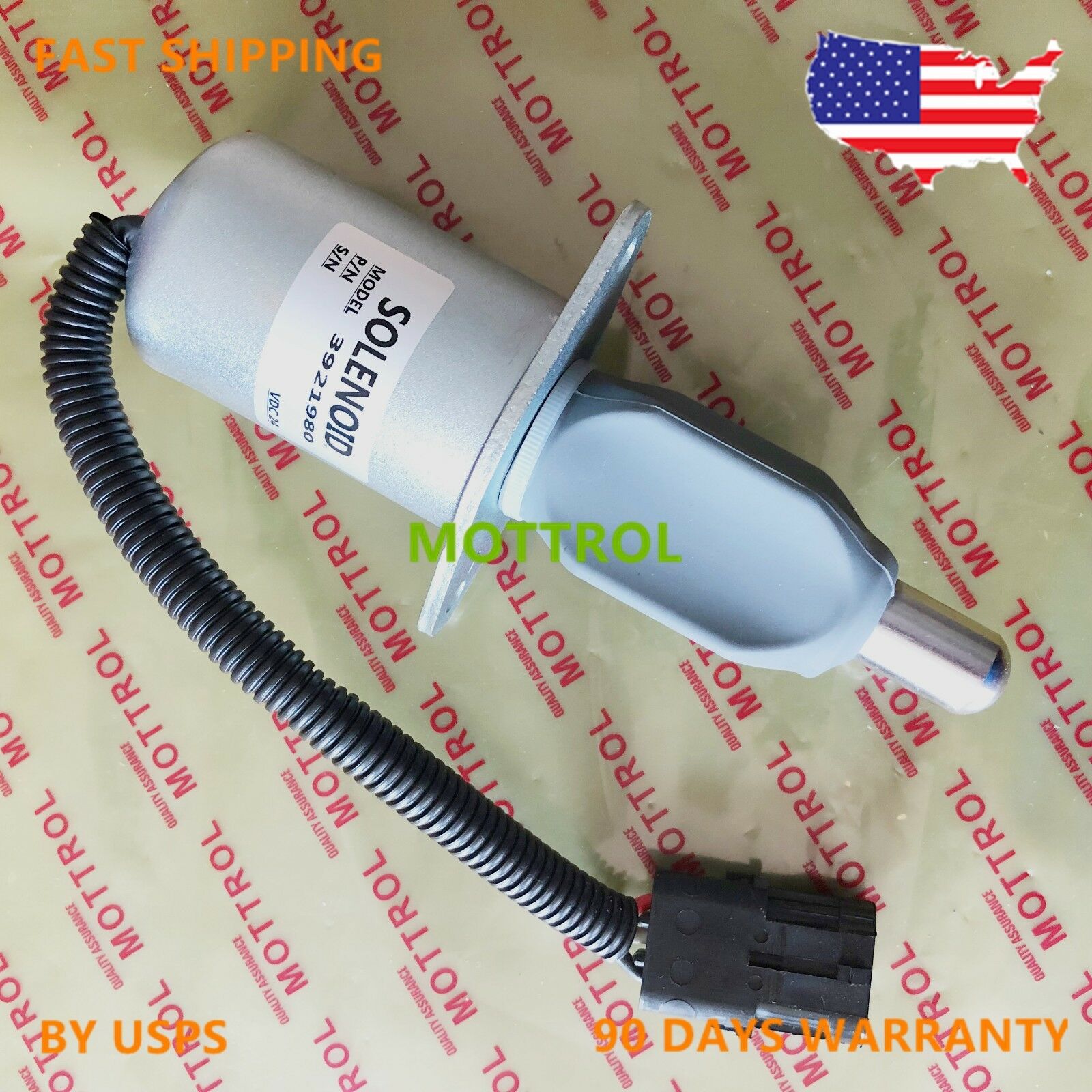 3918345 180213 3921980 3915501 J921980 24V Fuel Shutoff Solenoid FIT ...