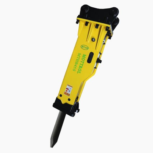 MTHB45S Slienced Hydraulic Breaker Hammer Chisel 85mm fits 7-14 Ton ...