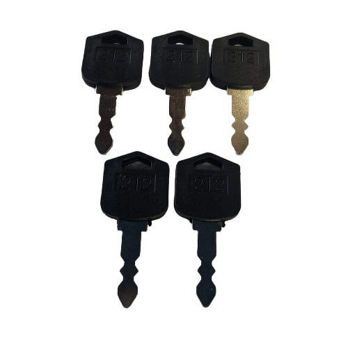 212 Ignition Pack Of 5 Keys For Doosan & Daewoo Forklift D25 D35 G25 ...
