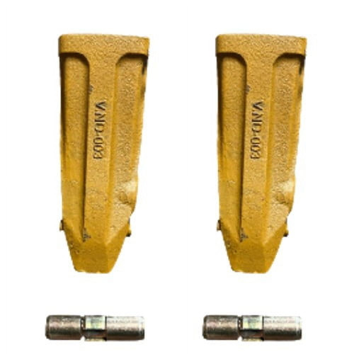 2 Pcs 205-70-19570 Teeth,09244-02496 Pin Fit For Komatsu Pc200 Pc220 ...