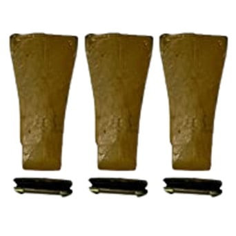 3 Set Tf23D Tf-23 Digging Teeth & Tf23P Flex Pins - MOTTROL ...