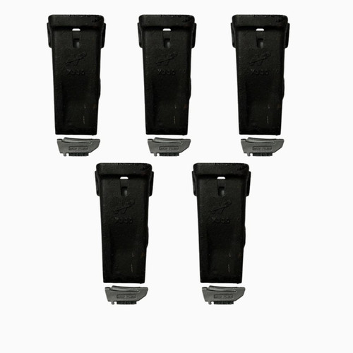 5 Set X330 Digging Bucket Teeth Tooth W/ Flex Pin K330S Fits For X330 ...