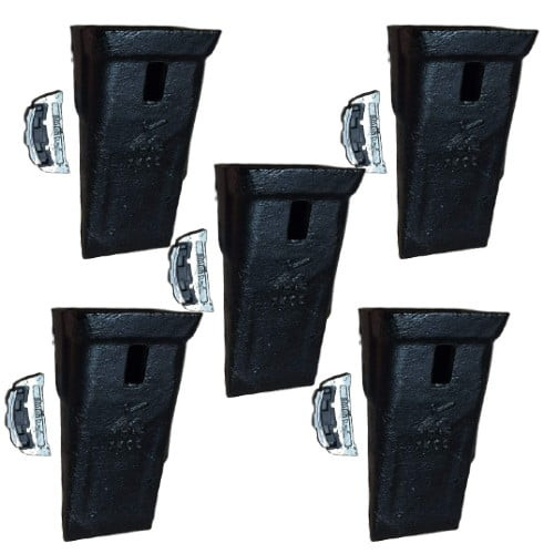5 Set X400 Bucket Tooth/ Teeth With P400Hd Flex Pin Fits For X400 Style ...