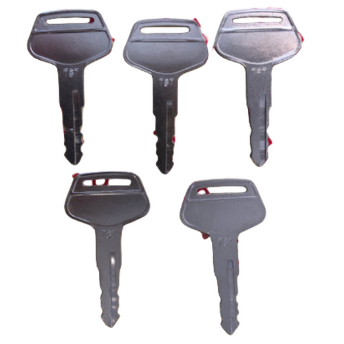 5 PCS 787 646 648 KEYS FITS Komatsu, Kalmar ,Sakai Dressta Excavator ...