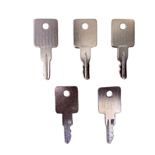 5 PCS NG100 Tractor & Heavy Equip Key-Fits MANY Brands Grove Vermeer ...