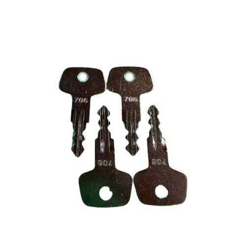 Set Of 4 Heavy Equipment Key Set CAT John Deere & Komatsu 787,5p800,jds ...
