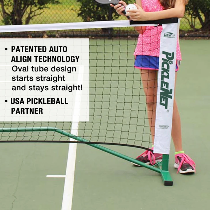 Best Portable Pickleball Net System - Picklenet Oval Poles | OnCourt ...