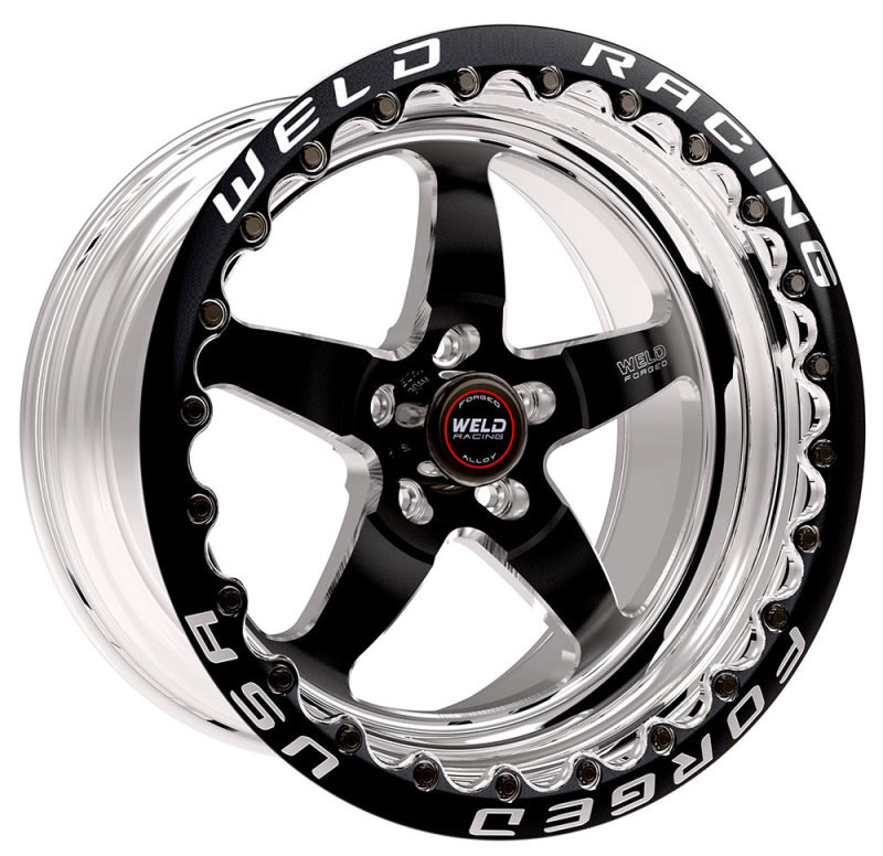 WELD Racing S71 RT-S 17x10 6.7" Backspace Black Center Rear Beadlock ...