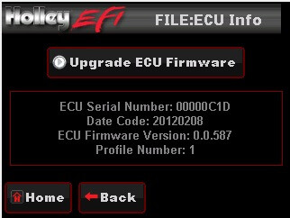Holley EFI 553-108 3.5" LCD Touch Screen for HP EFI, Dominator ECU ...