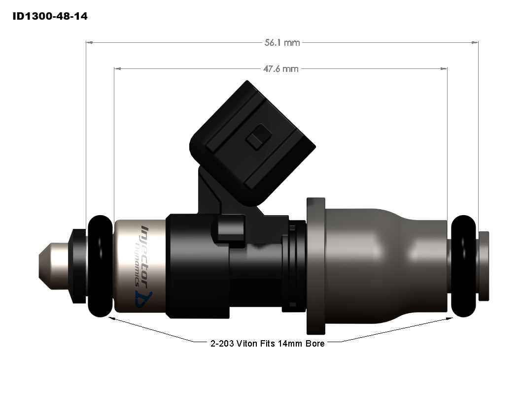 Injector Dynamics 1300.48.14.14.8 ID1300-XDS Fuel Injector Set for SRT ...