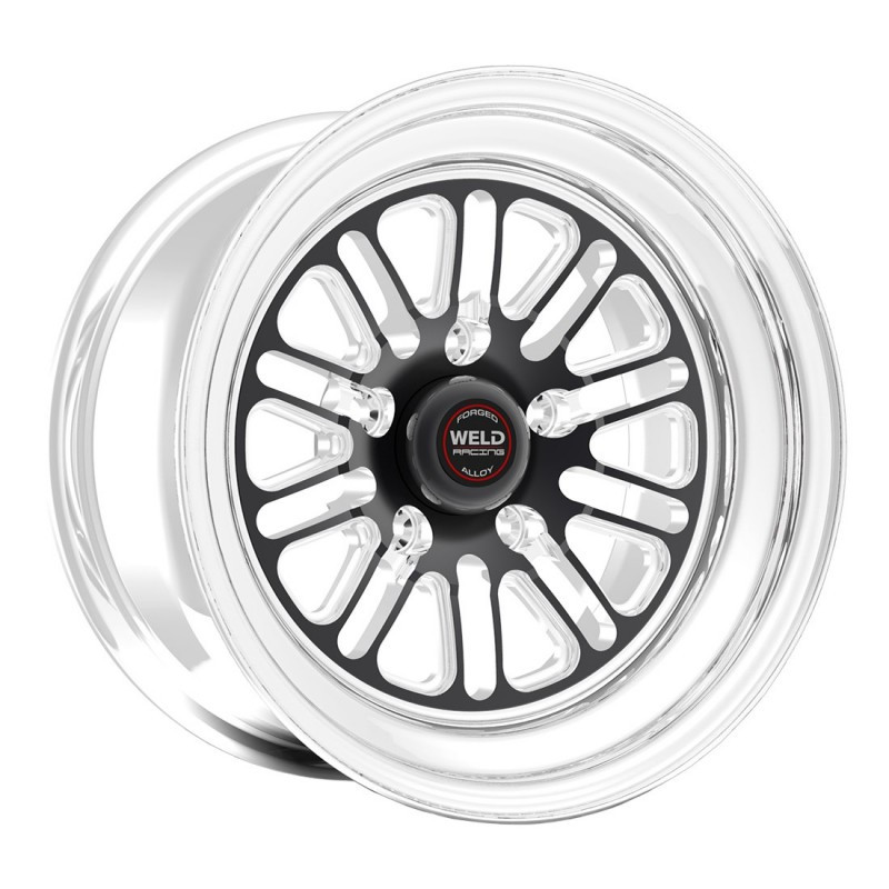 WELD Racing S72 RT-S 15x10 6.5" Backspace Black Center Rear Wheel for ...