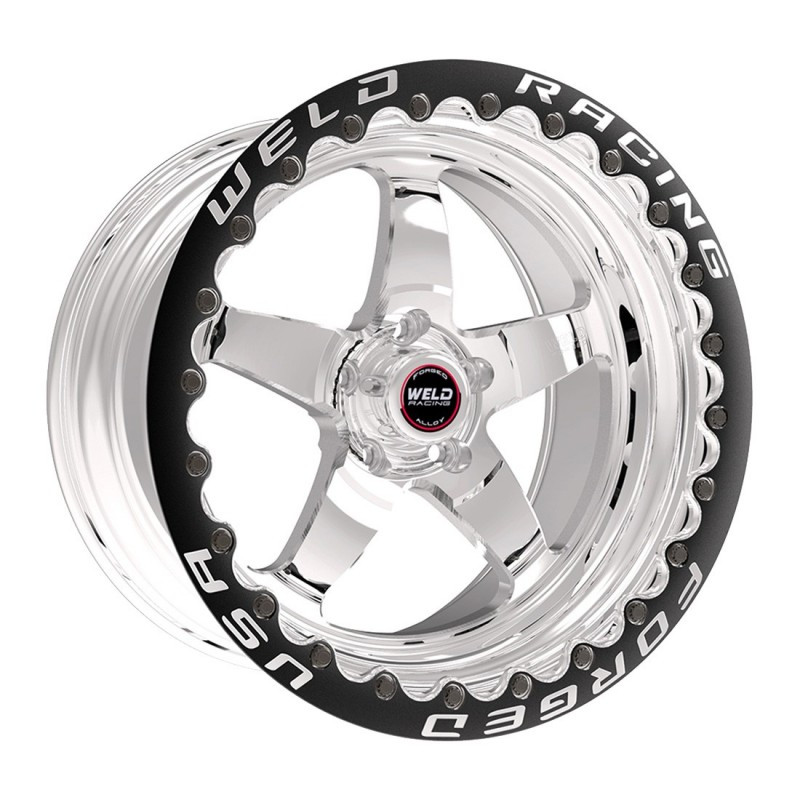 WELD Racing S71 RT-S 15x11 6.5" Backspace Polished Rear Beadlock Wheel ...