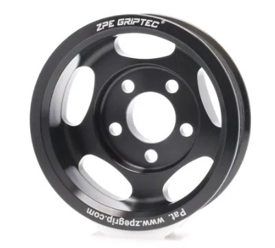 GripTec 6-Rib LV3-A Black Pulley 5 Bolt for Gen 5 & 6 3.0L Whipple ...