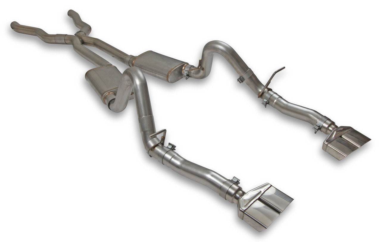 Hooker BlackHeart Gen 3 HEMI Swap 3" Exhaust System 304 Stainless Steel ...
