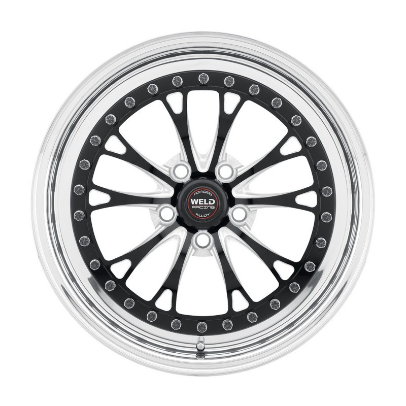 WELD Racing Drag RT Vitesse 17x11 5.8" Backspace Black Rear Wheel for ...