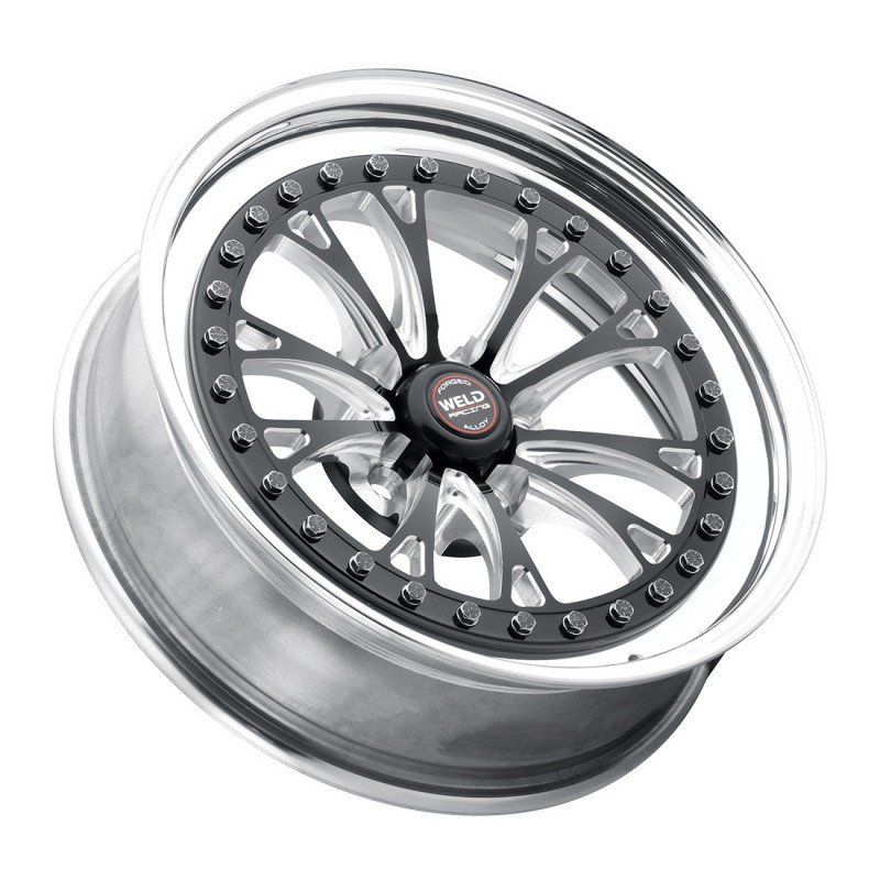 WELD Racing Drag RT Vitesse 17x11 5.8" Backspace Black Rear Wheel for ...