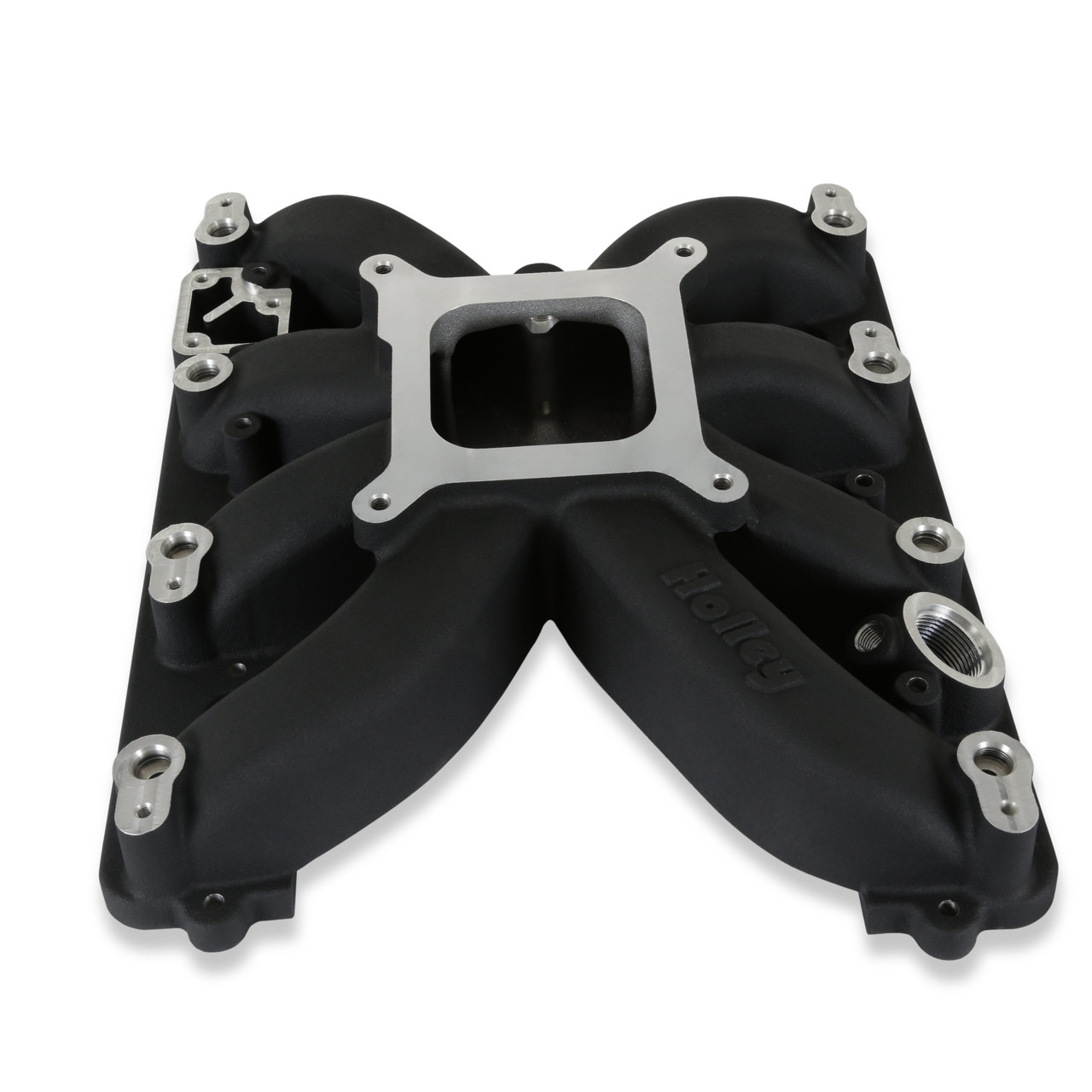 Holley 300-930BK Single Plane EFI Intake Manifold Black for 09-24 5.7L ...