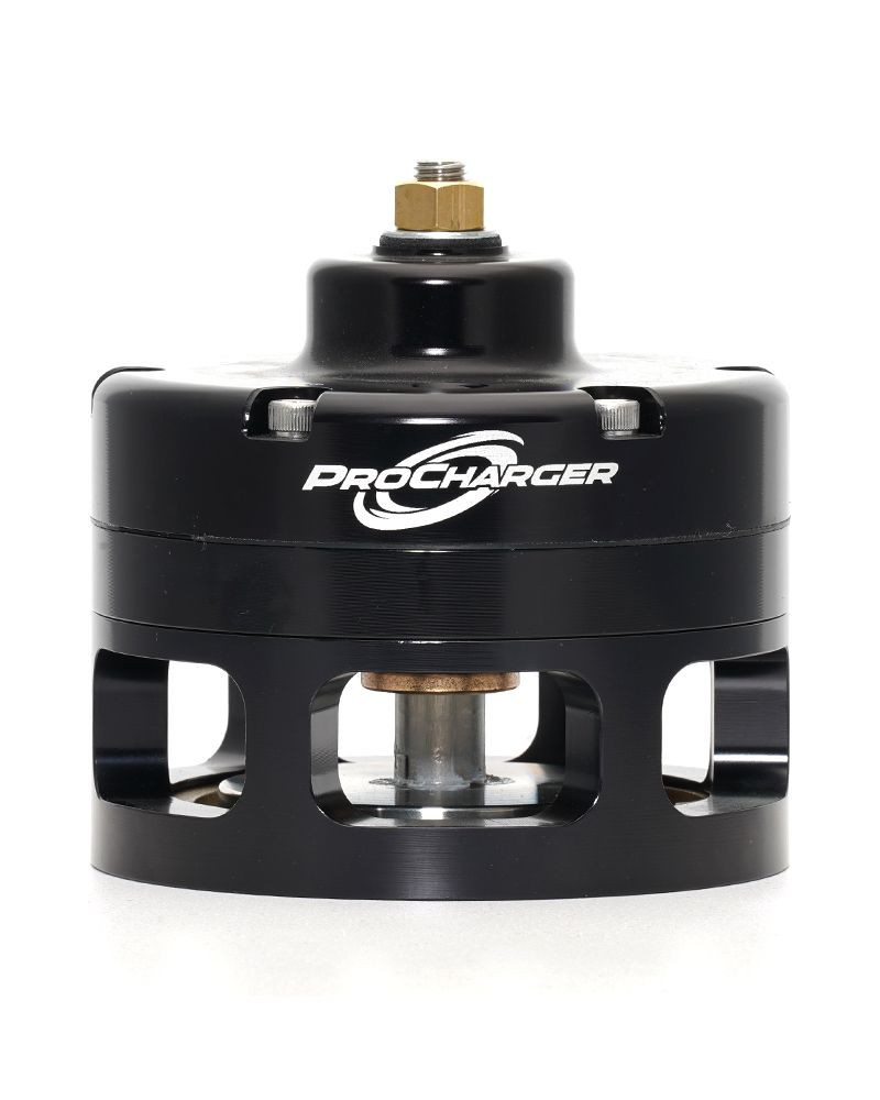ProCharger 3FASS-008B Open Race Bypass Valve Steel Flange Black