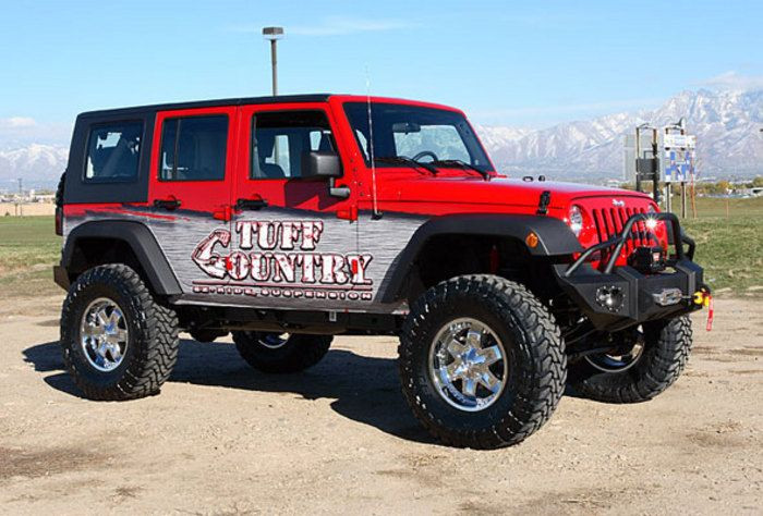Tuff Country 44000KH 4" Lift Kit EZ-Flex with SX6000 Shocks for 07-18 ...