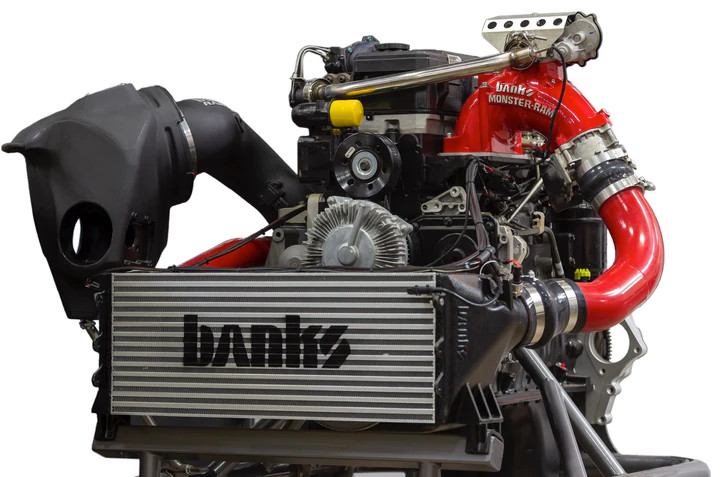 Banks 42805-R Monster-Ram Intake System Red for 19-24 RAM 3500/4500 ...