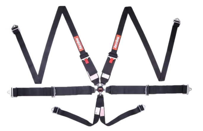 RaceQuip 747007RQP 6 Point Camlock Harness Set Bolt-On Ends SFI 16.1 ...