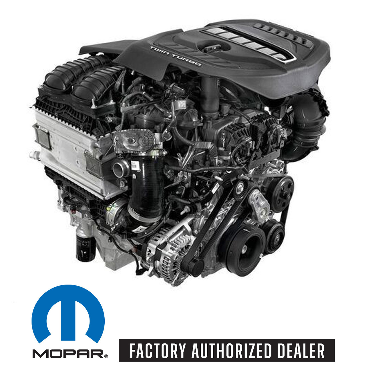 MOPAR 68643793AA Hurricrate Cat3 Twin Turbo Crate Engine - High Horse ...