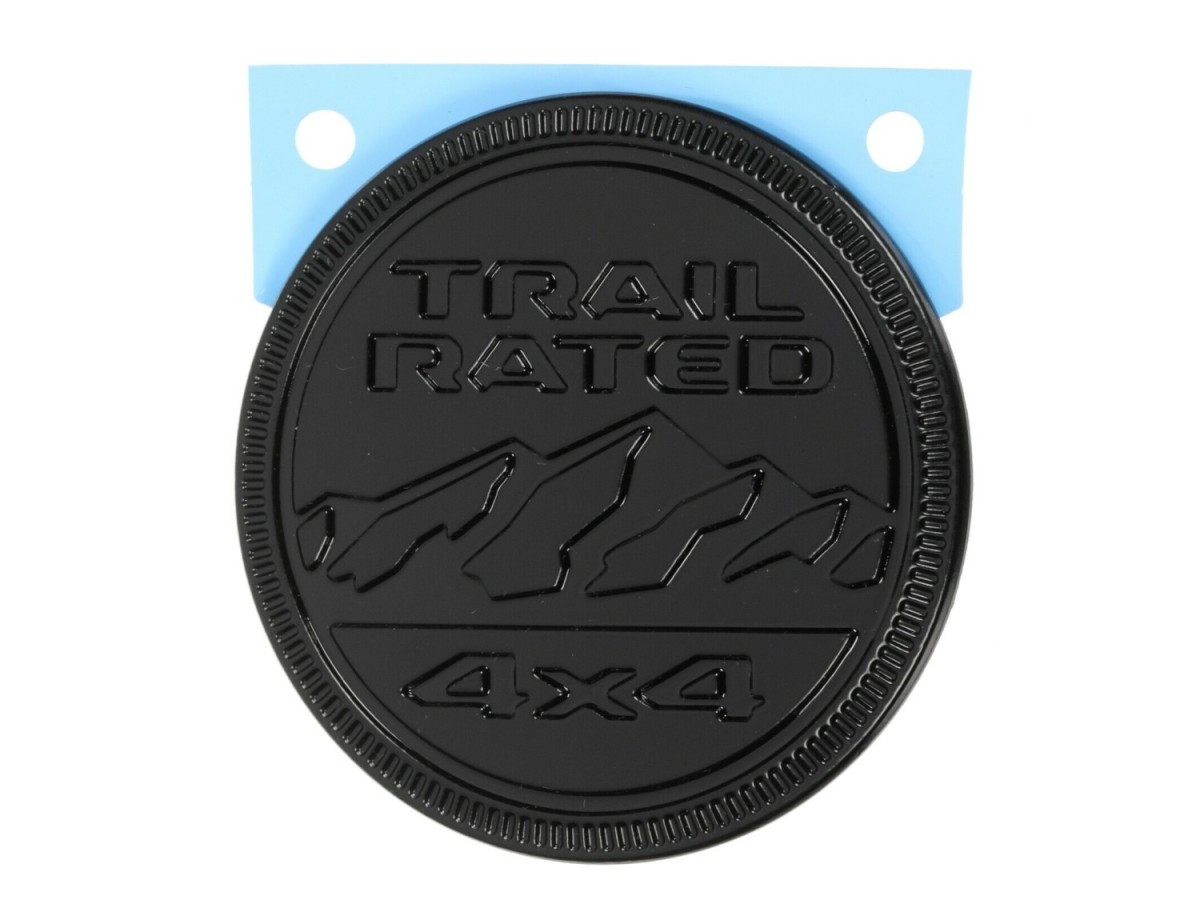 MOPAR 68483961AB Trail Rated Emblem Black - High Horse Performance, Inc.