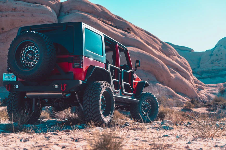 Body Armor 4x4 JK-2965 Rear Bumper Full-Width for 07-18 Jeep Wrangler ...