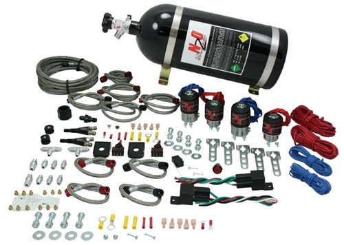 Nitrous Outlet 00-10023 Dual Stage Single Nozzle Kit
