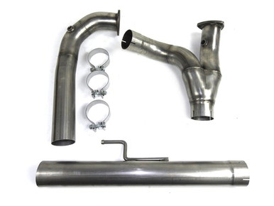 JBA Performance Exhaust 3" Stainless Steel Mid Pipe for 06-08 Dodge Ram ...