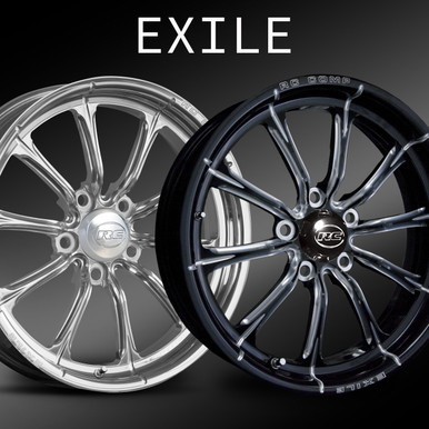 RC Components CS5351A-02 Exile 15x3.5 Front Wheel for 05-23 Challenger ...