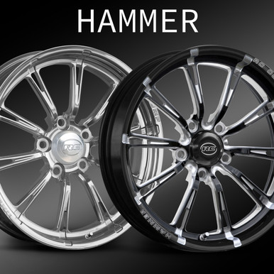 RC Components CS5351A-03 Hammer 15x3.5 Front Wheel for 05-23 Challenger ...