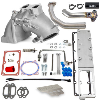 Banks 42805-N Monster-Ram Intake System Raw for 19-24 RAM 3500/4500 ...