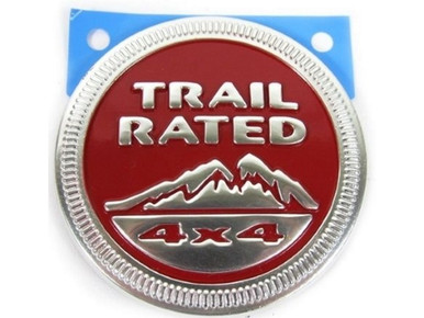 MOPAR 68214753AA Trail Rated Emblem Red - High Horse Performance, Inc.